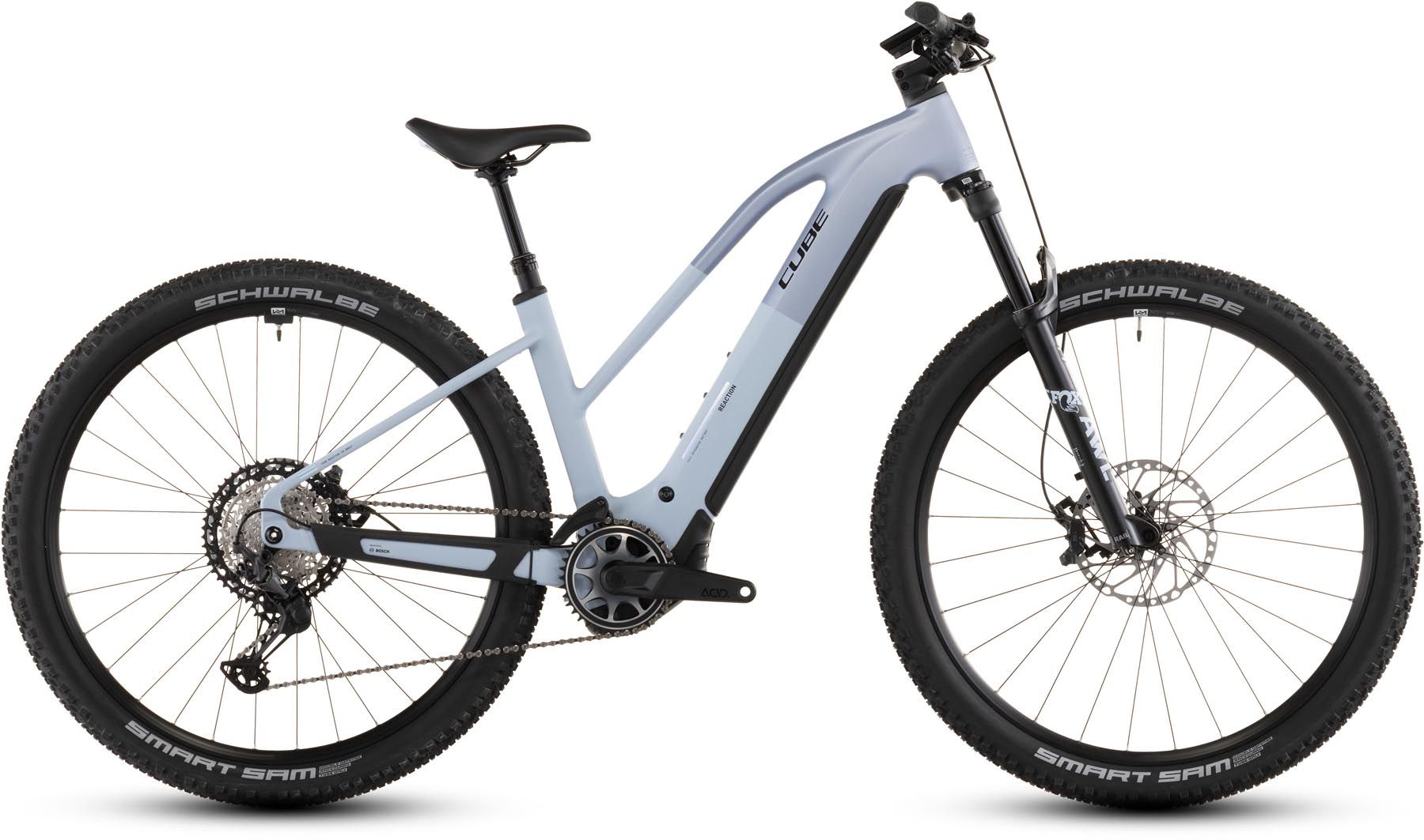 Cube Reaction Hybrid SLX 800 gauzegrey n iceblue 2026 - E-Bike Hardtail Mountainbike Damen | L ...