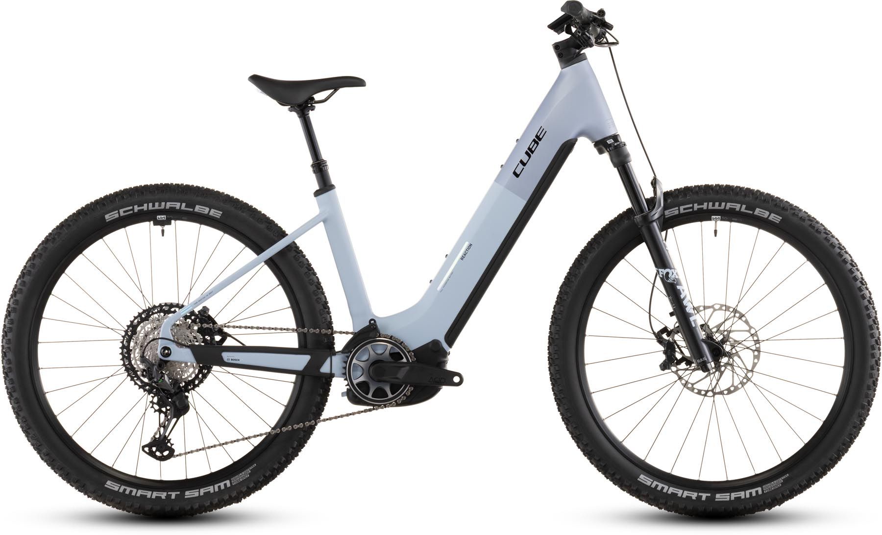 Cube Reaction Hybrid SLX 800 gauzegrey n iceblue 2026 - E-Bike Hardtail Mountainbike ...
